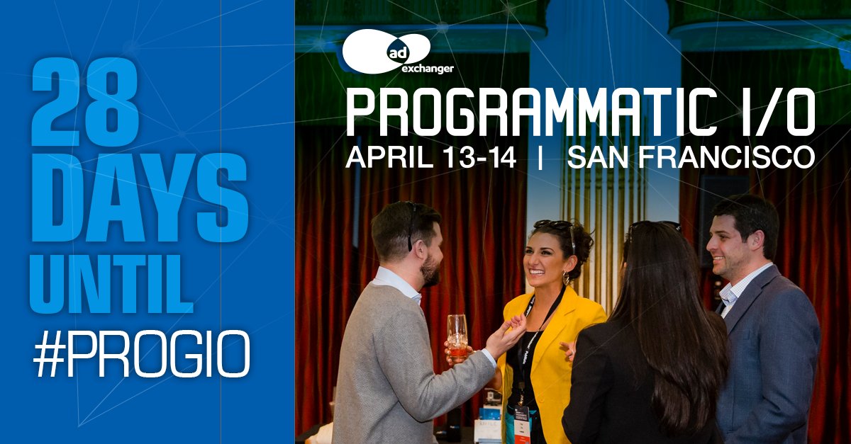 AdExchanger on Twitter: "Don't miss your chance to register for the programmatic event of the ...