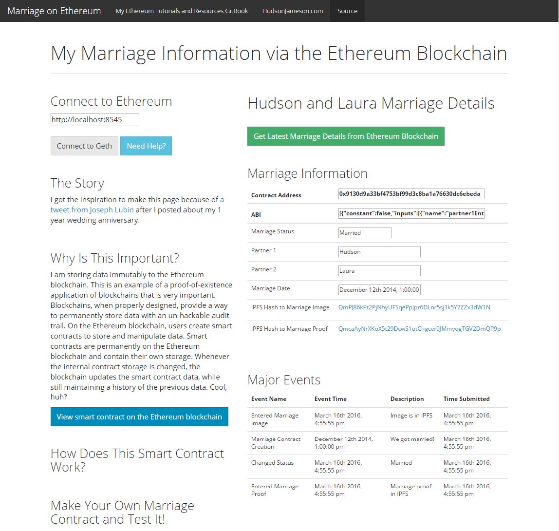 Hard Fork Proposal: My marriage contract was written to the blockchain ...