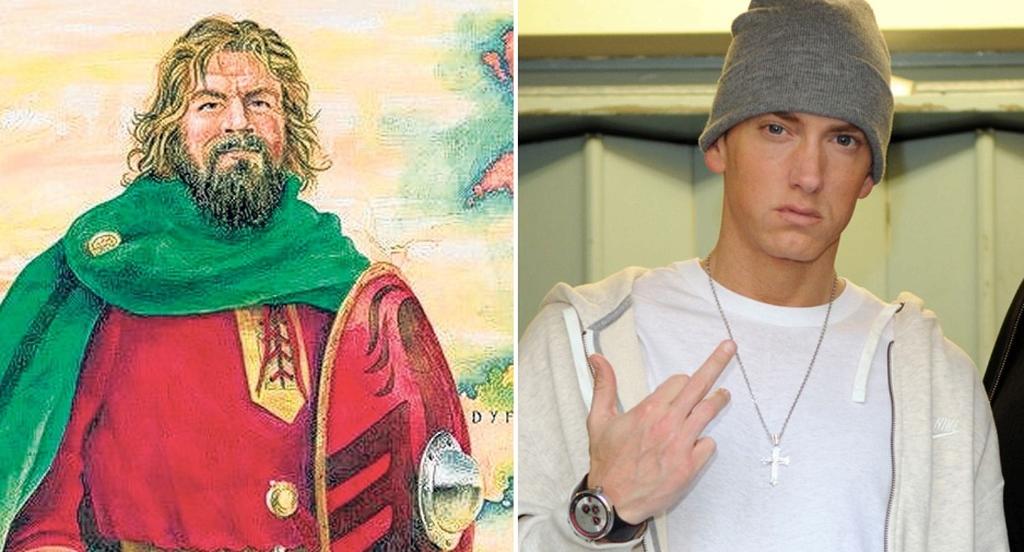 The Rhyl Slim Shady: Rapper Eminem related to 9th-century Welsh king ...