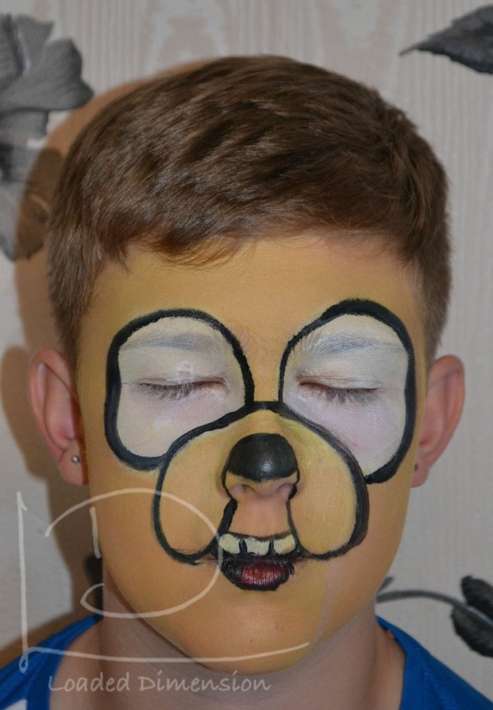 Jake The Dog Face Paint