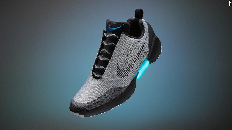 Hey McFly! Nike has unveiled the auto-lacing sneaker of your "Back to ...