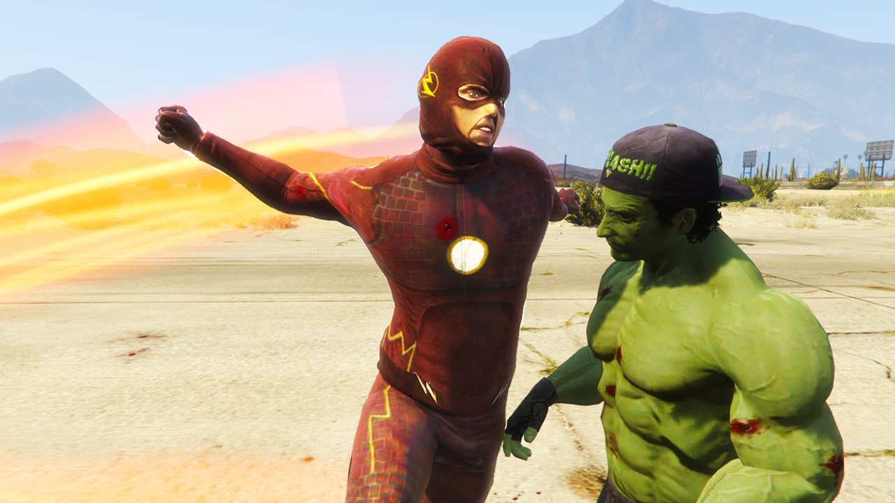 Flash Vs Hulk