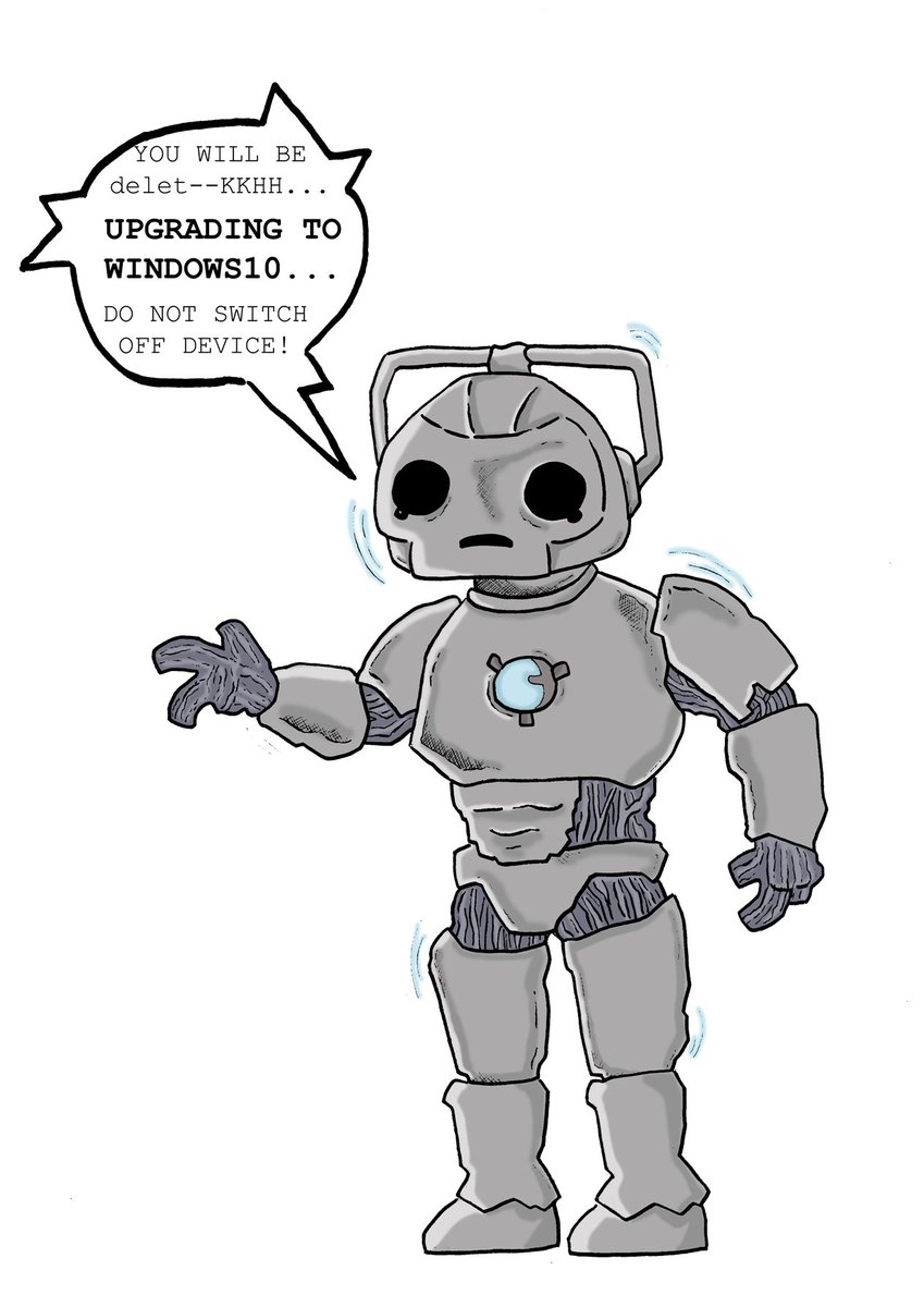 Cyberman Cartoon