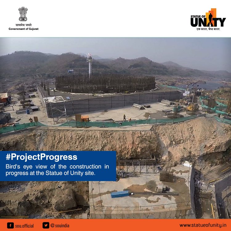 Statue Of Unity Progress