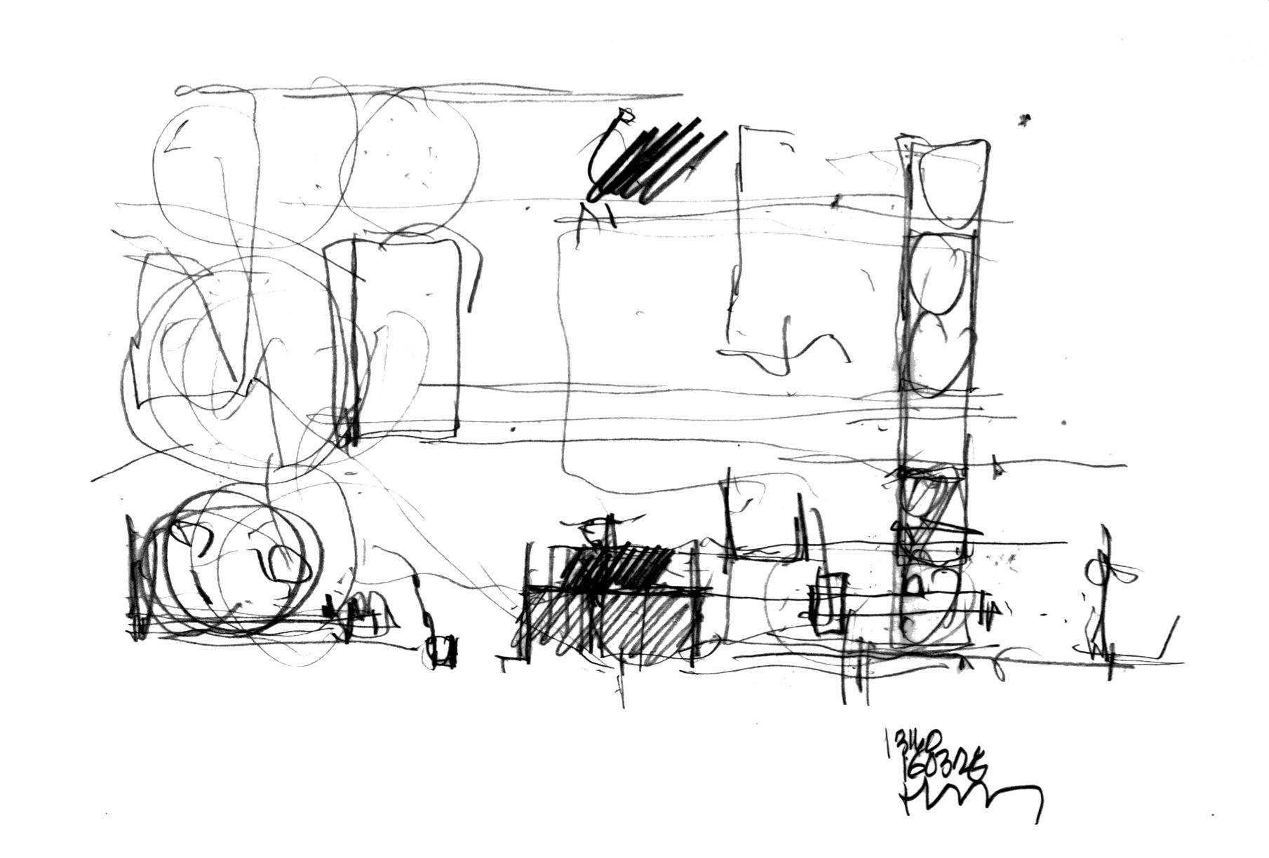 Rough Architectural Sketches