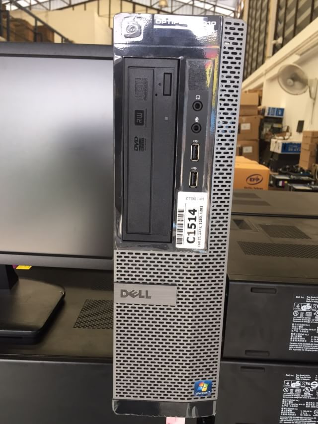 คอมพิวเตอร์ PC DESKTOP DELL OPTIPLEX 3010 SFF ,CORE i5 3.2GHZ ,RAM 4GB ,H.D.500GB ,DVD-RW , +LCD ...