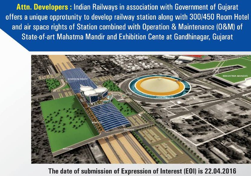 Gandhinagar and Surat railway station development projects move forward ...