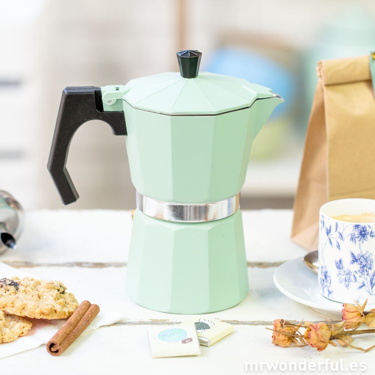 Doble de café y si es con cafetera mint y bonita, mucho mejor | Mr ...