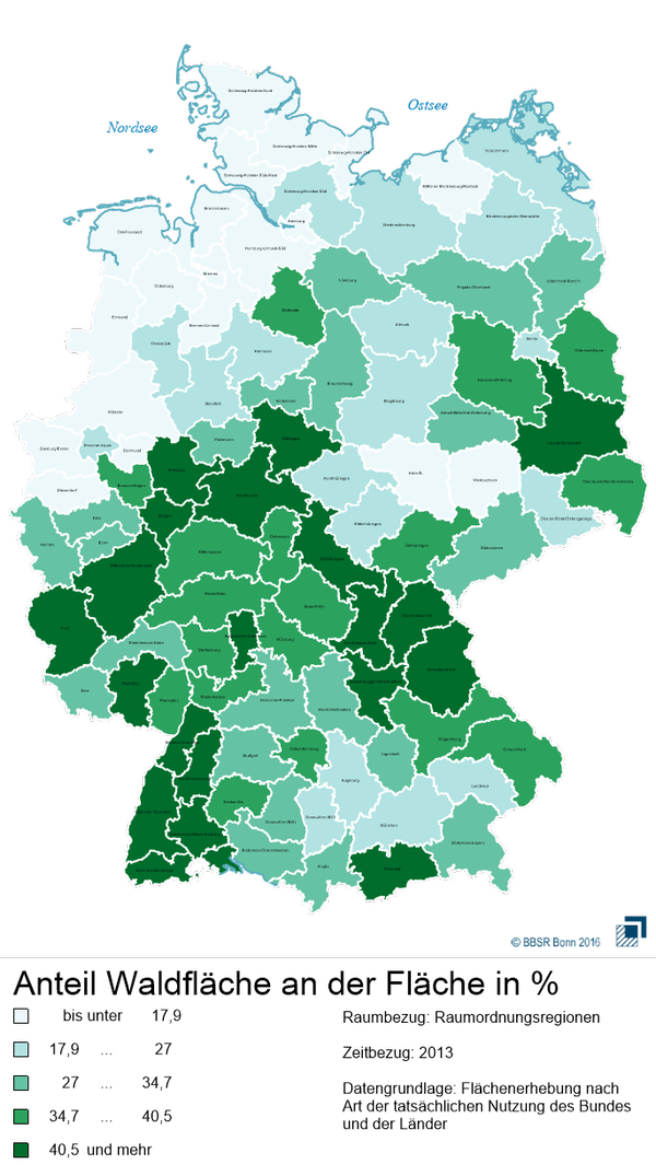 Today is InternationalForestDay. Forests cover 1/4 of German land! BBSR ...
