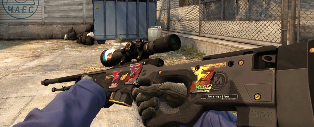 Intervention Sniper Rifle Mlg