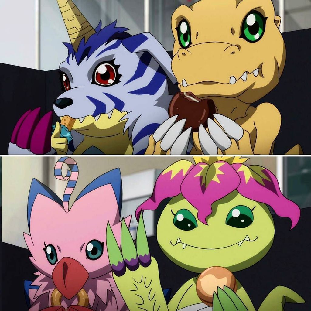Agumon And Biyomon