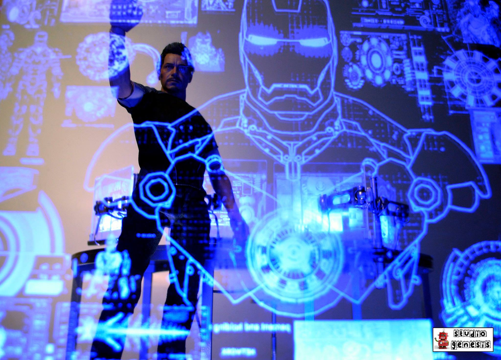 Tony Stark Computer Screen