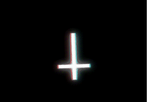 Upside Down Cross Wallpaper