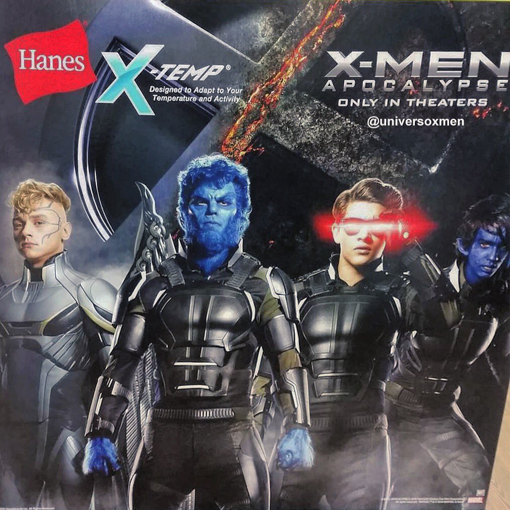 New X-MEN: APOCALYPSE Promo Banner Spotlights 'Cyclops', 'Beast ...