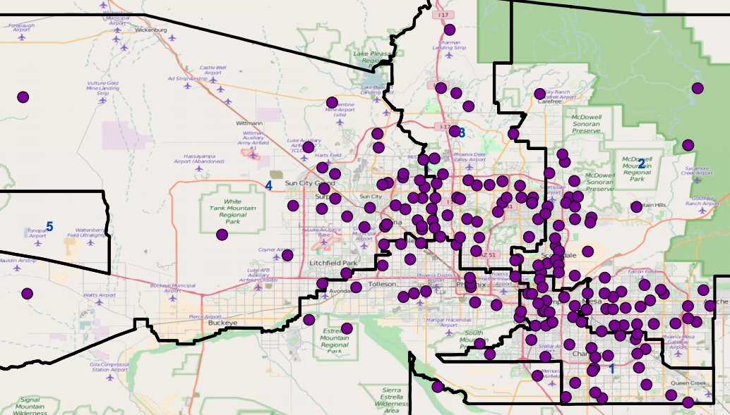 WHY YOU'RE WAITING IN LINE TO VOTE Compare '12 map of 200 MariCo ...