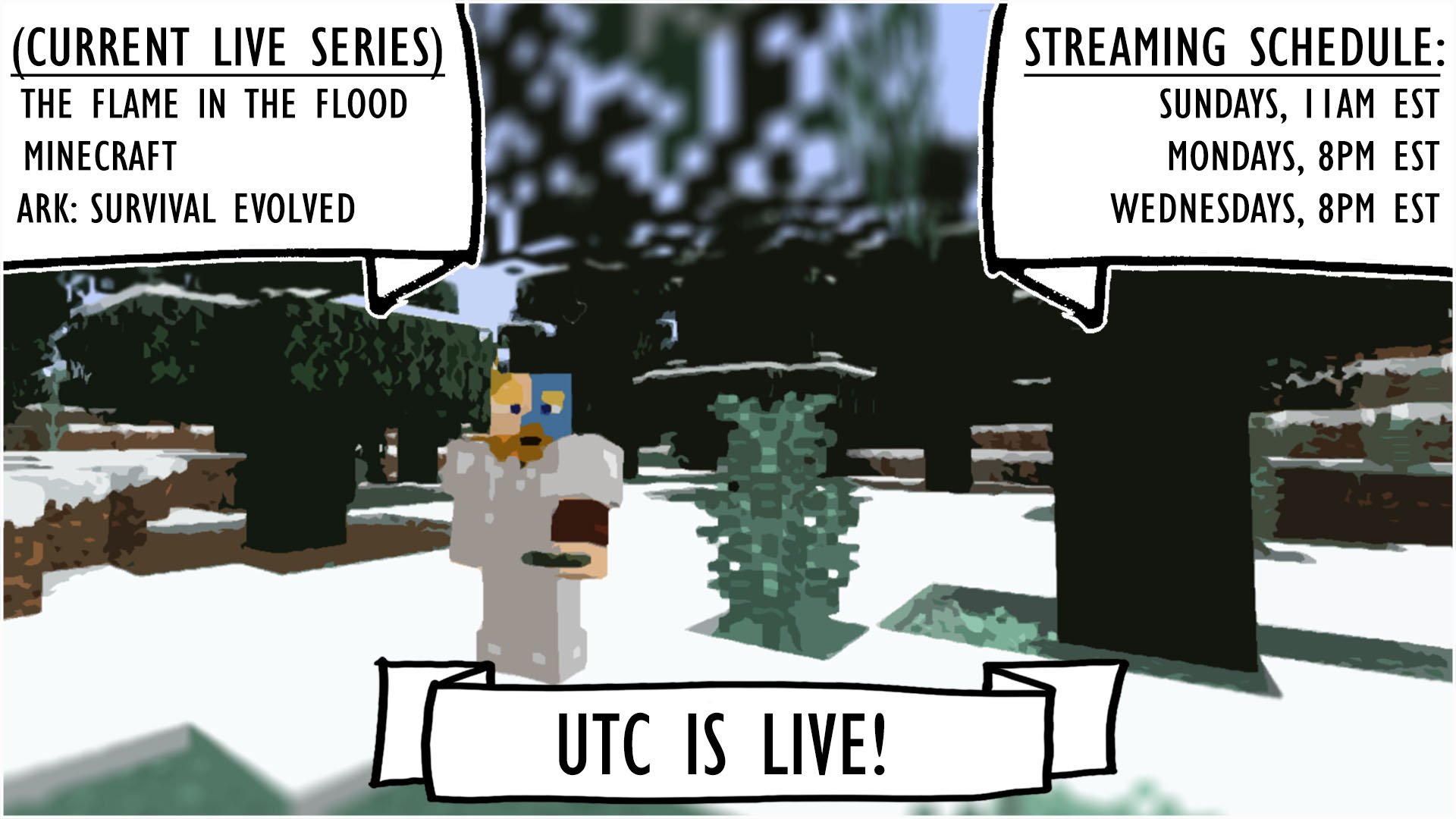 UniteTheClans on Twitter: "Going live right now! #utclive Underground Village :: Minecraft ...