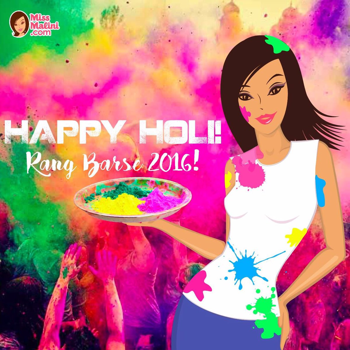 Happy Holi everyone! Holi2016 HoliHai HappyHoli can't wait to see you ...