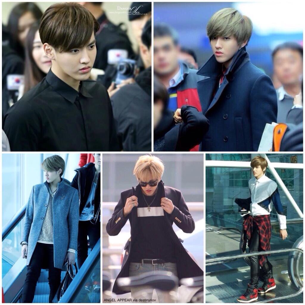 Exo Luhan Airport Fashion