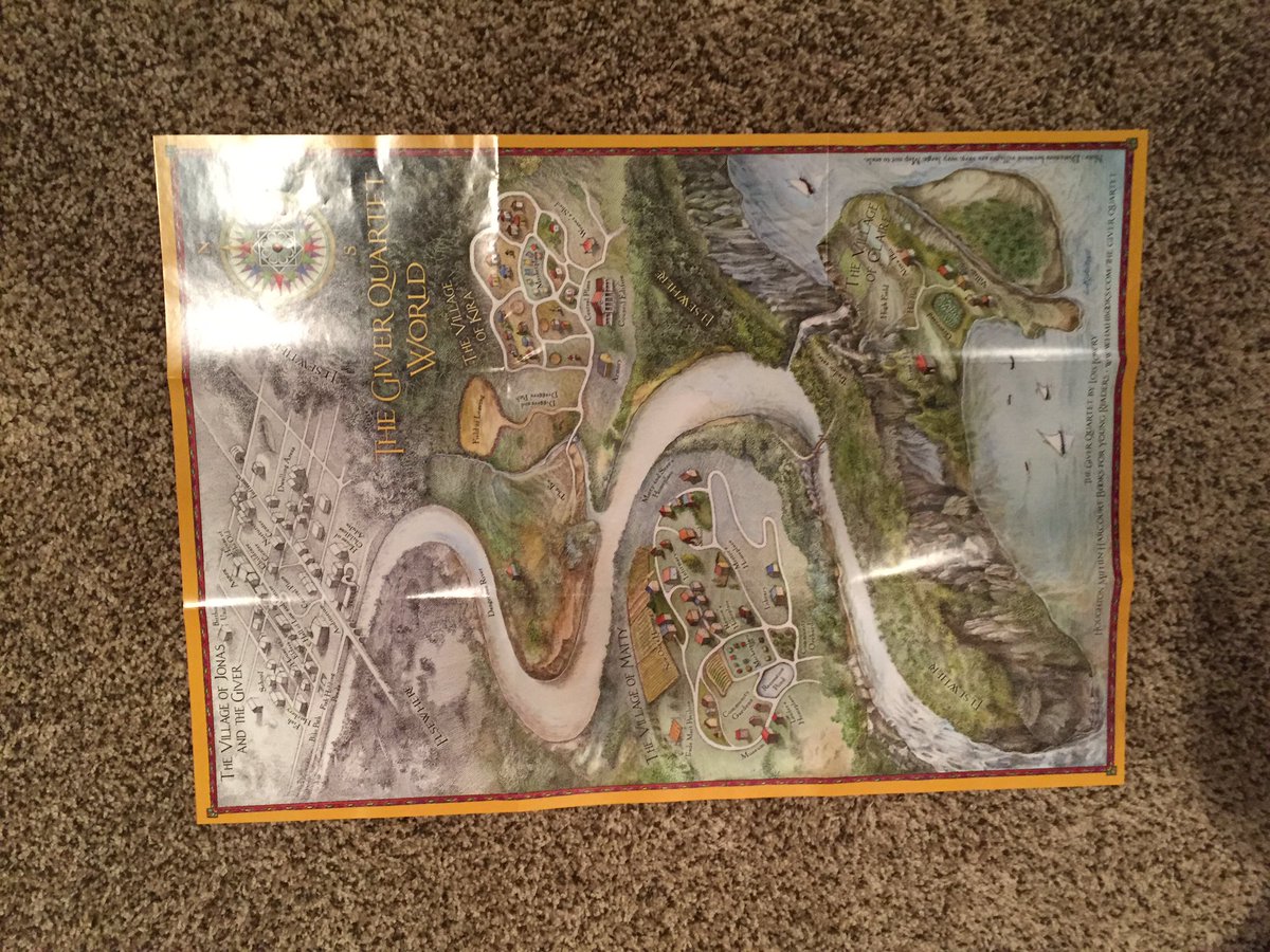 The Giver Quartet Map