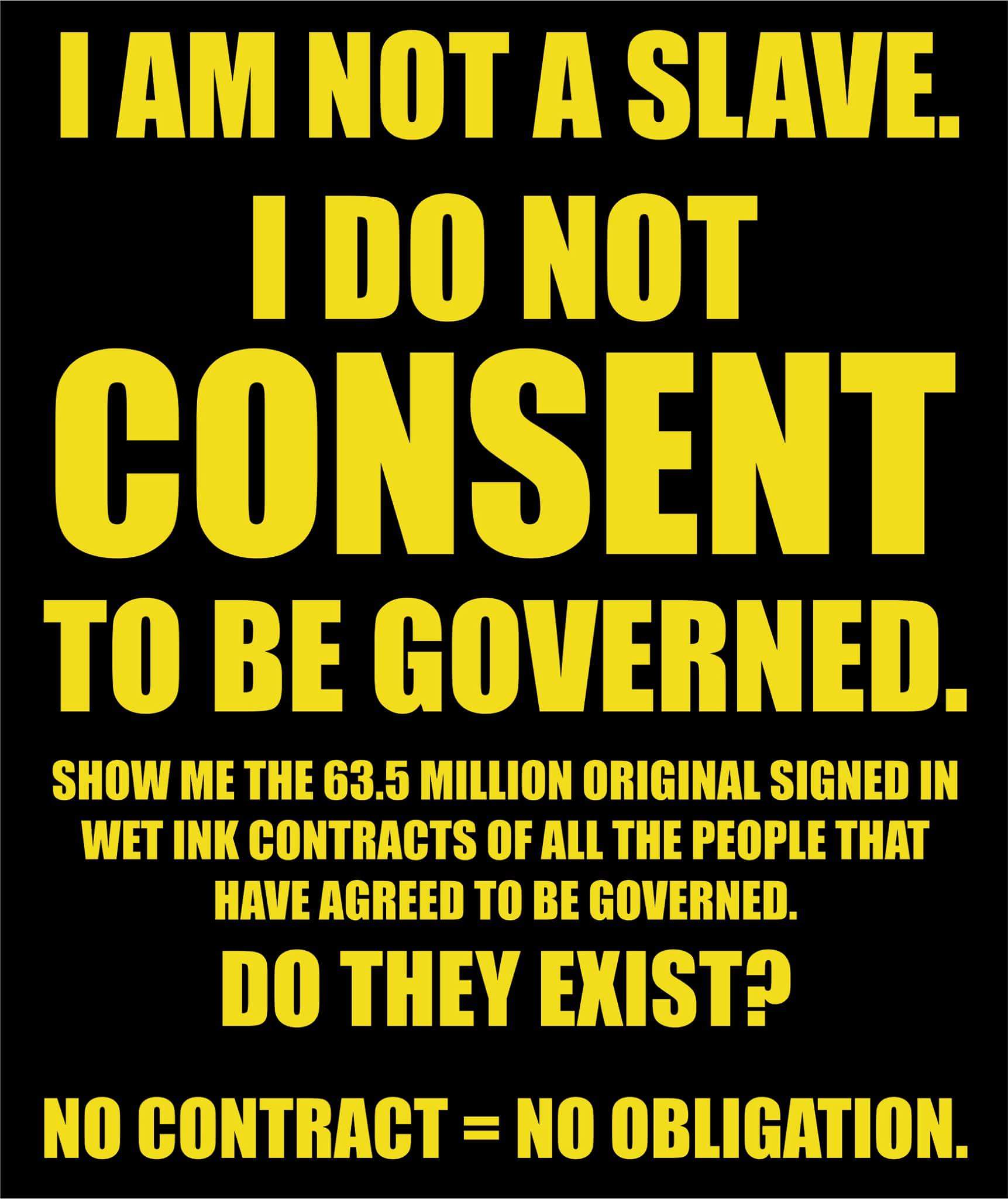 The Consent Of Governed