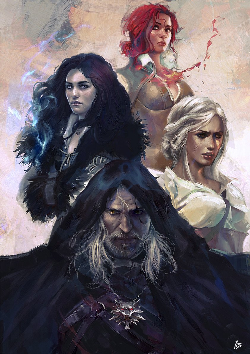 These artworks are always majestic. : r/witcher