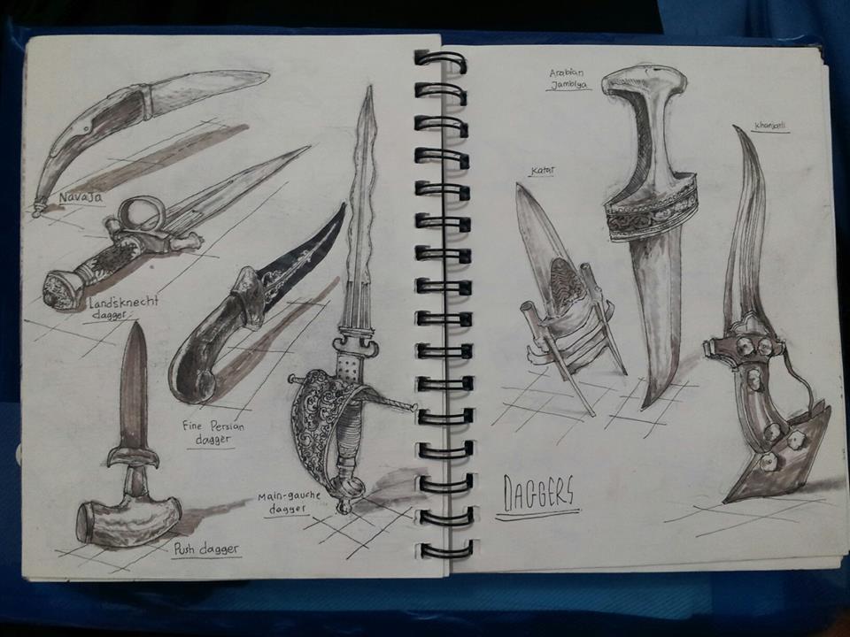 Dagger Drawing