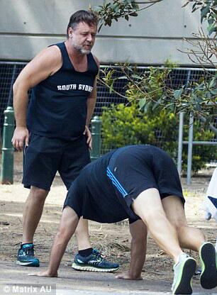 Russell Crowe Workout
