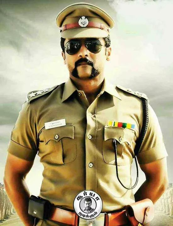 Surya In Police Dress