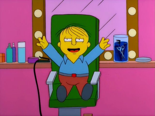 Bart Simpson Face Front