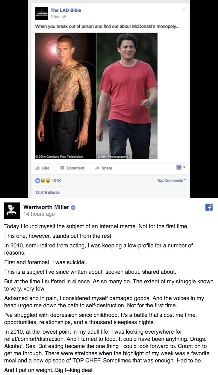 Wentworth Miller Body