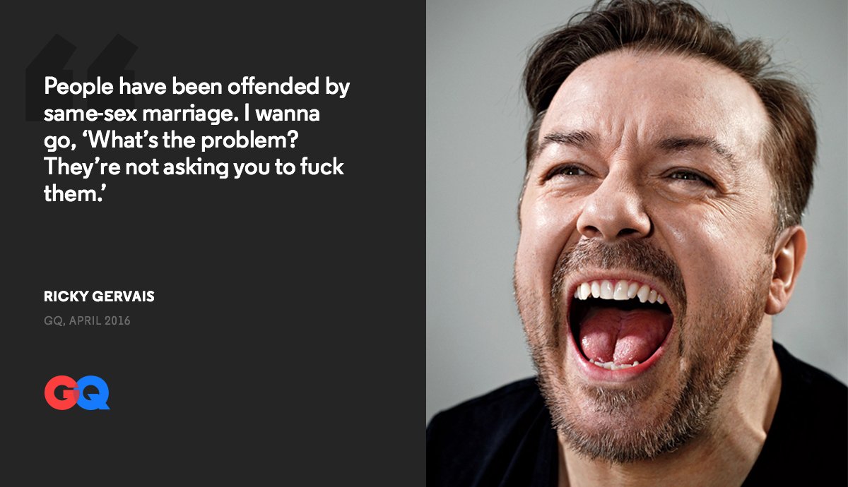 Ricky Gervais Offended
