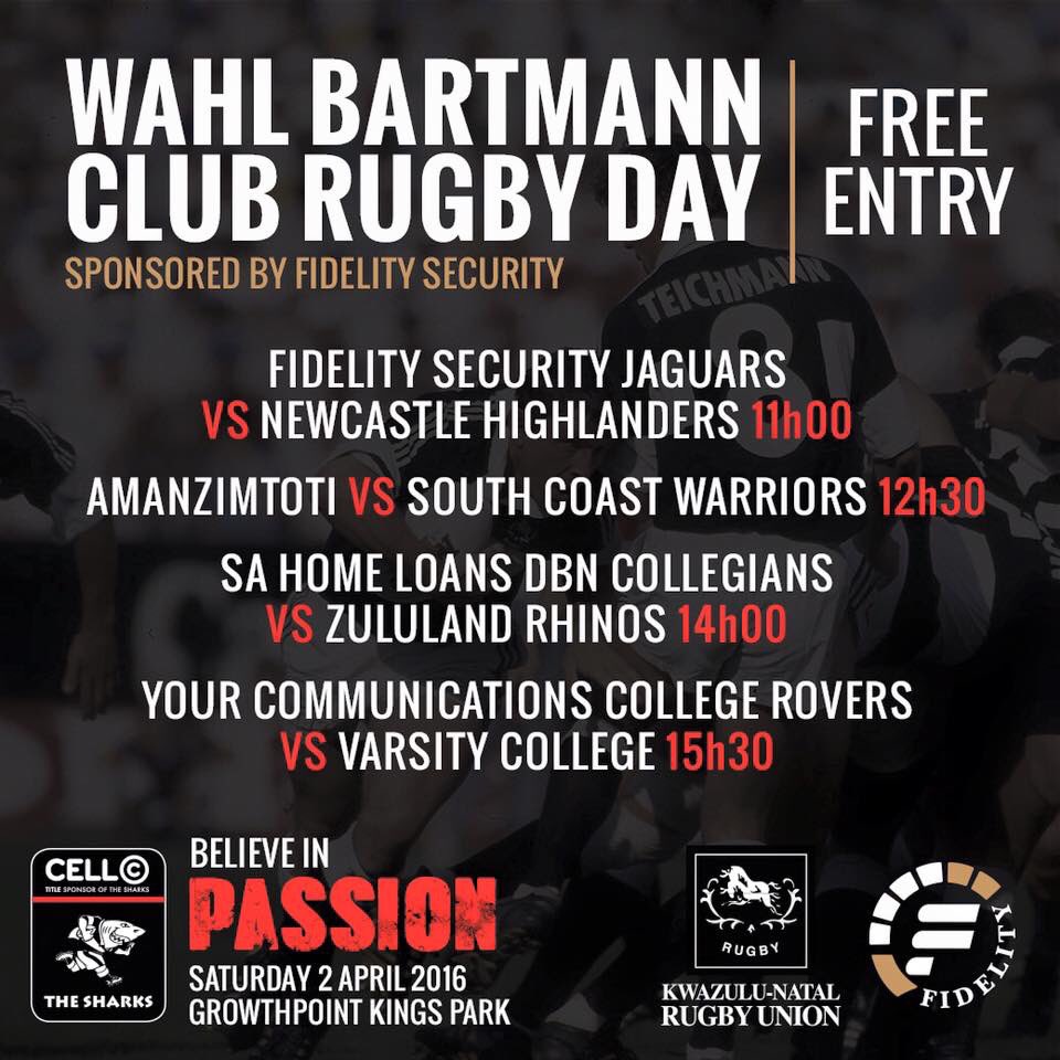The Wahl Bartmann Club Rugby day sponsored by Fidelity_Secure takes ...