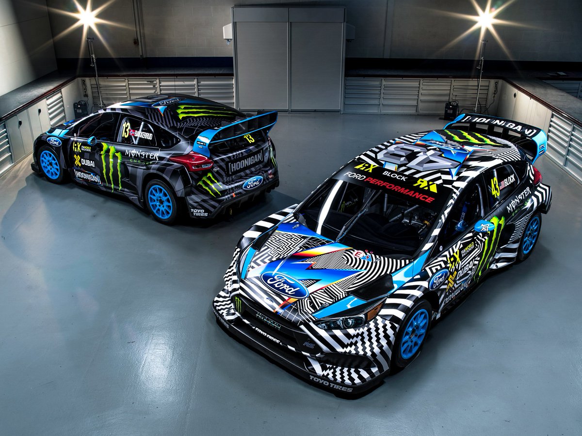 Monster Energy Rally Cars