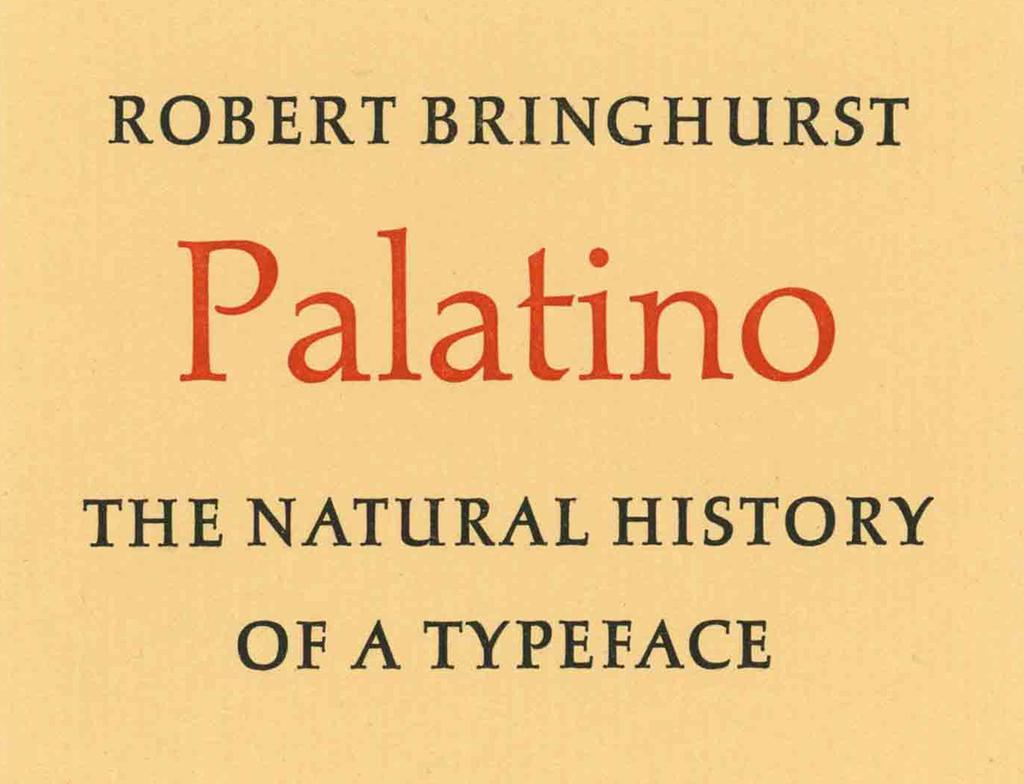 Palatino Typeface