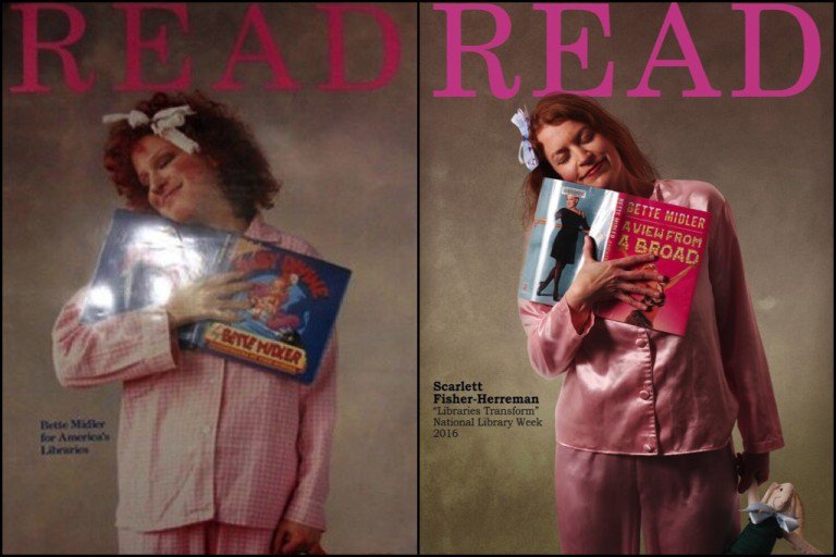 Celebrity Reading Posters