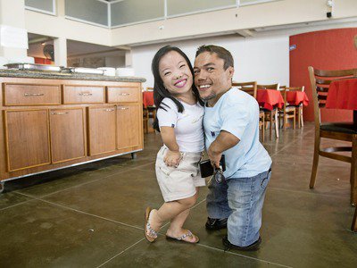 Dwarf couple: 'People point and stare at us - but we don't care ...
