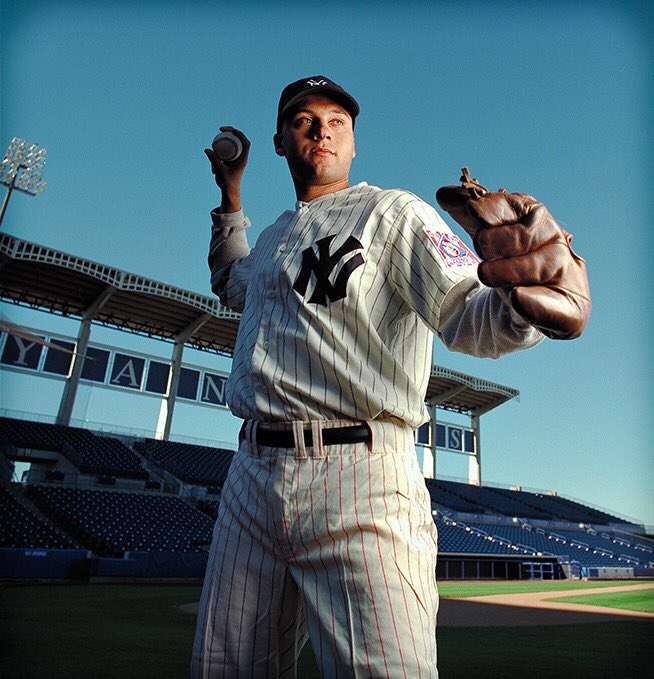 Derek Jeter Legends Field : Derek Jeter throw jersey photoshoot Legends ...