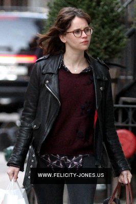 Felicity Jones Leather