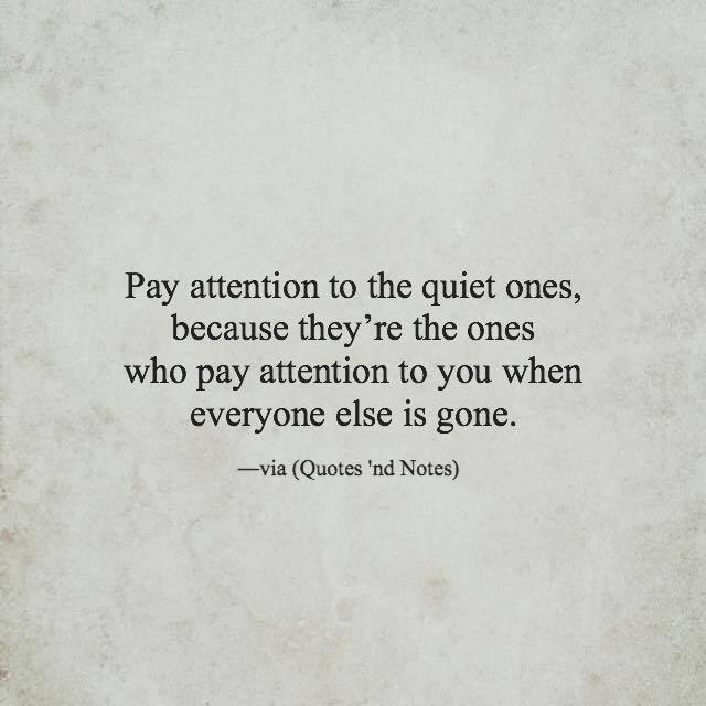 Pay Attention Quotes