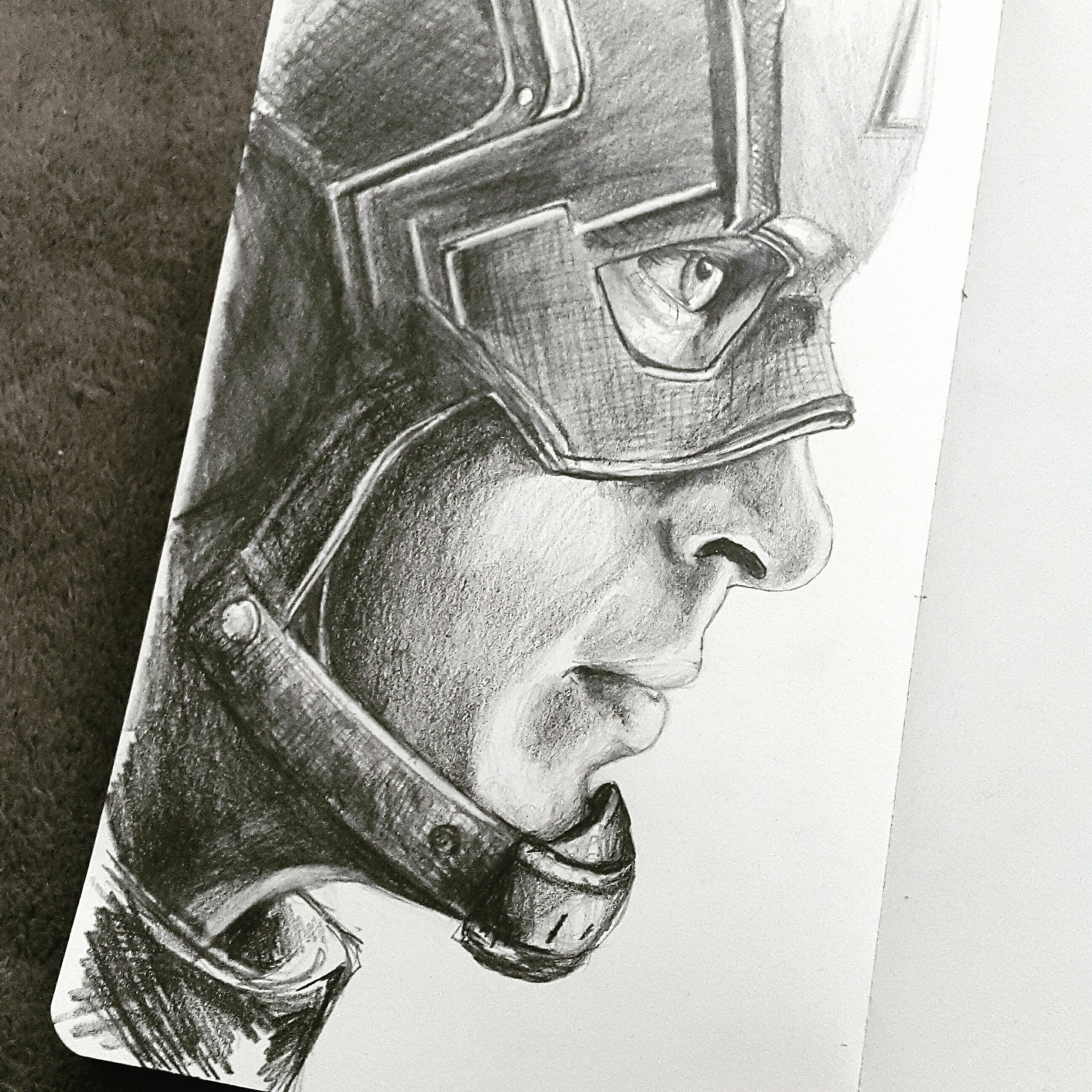 Captain America, Pencil Drawing On Behance | atelier-yuwa.ciao.jp