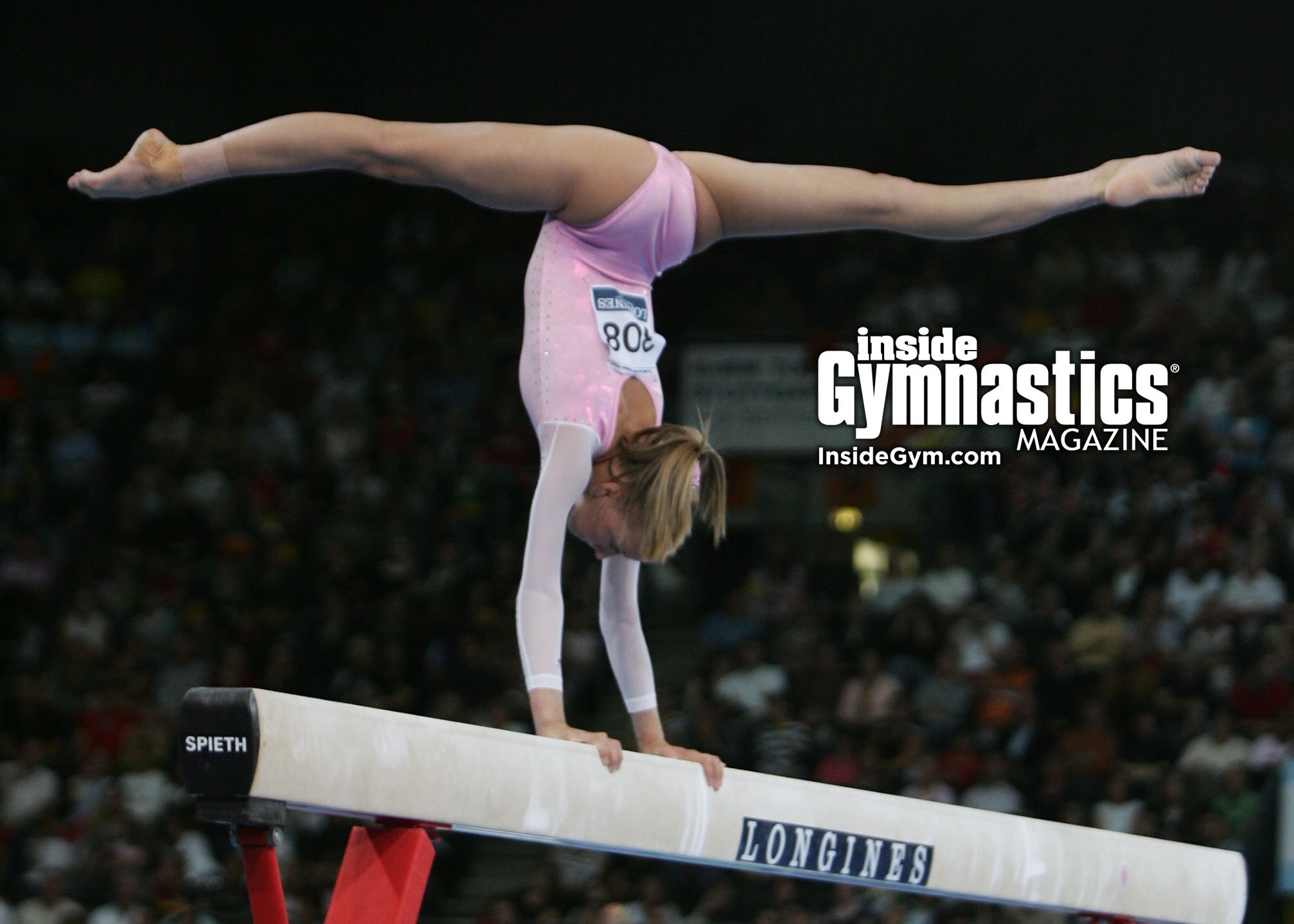 Nastia Liukin Gymnastics Beam