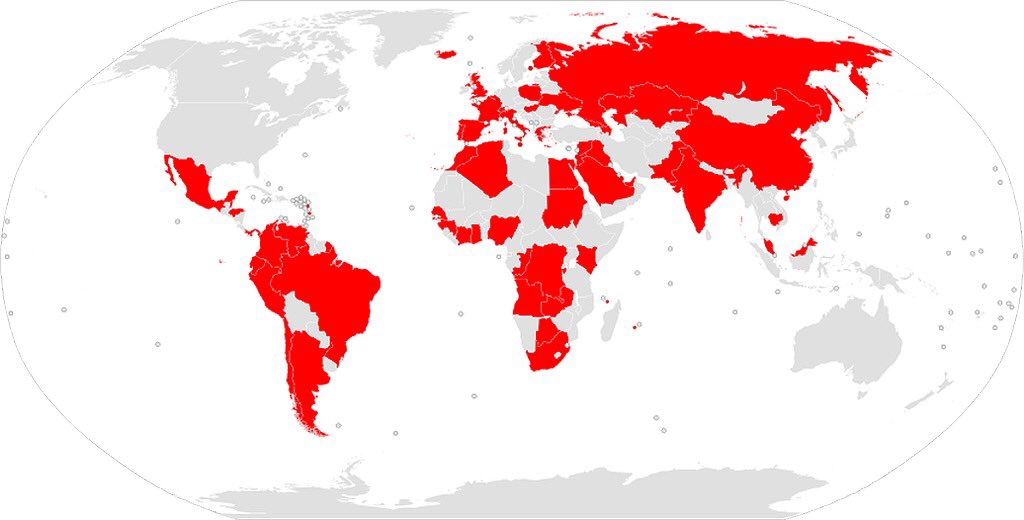 Map Of Countries With Dictators