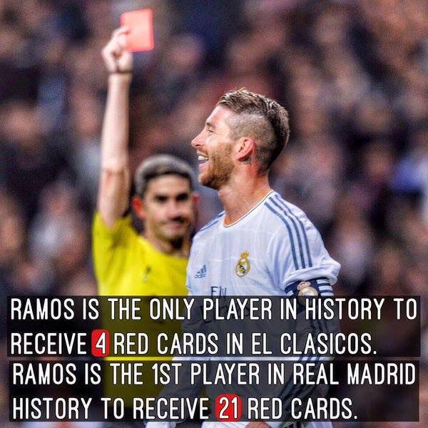 Sergio Ramos Soccer Memes NOTE: Sergio Ramos Had Received 0 Red Cards