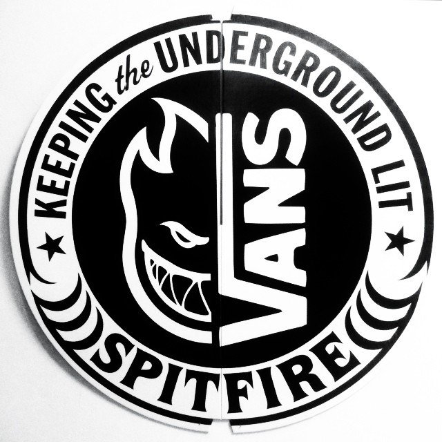 Spitfire Logo Stencil