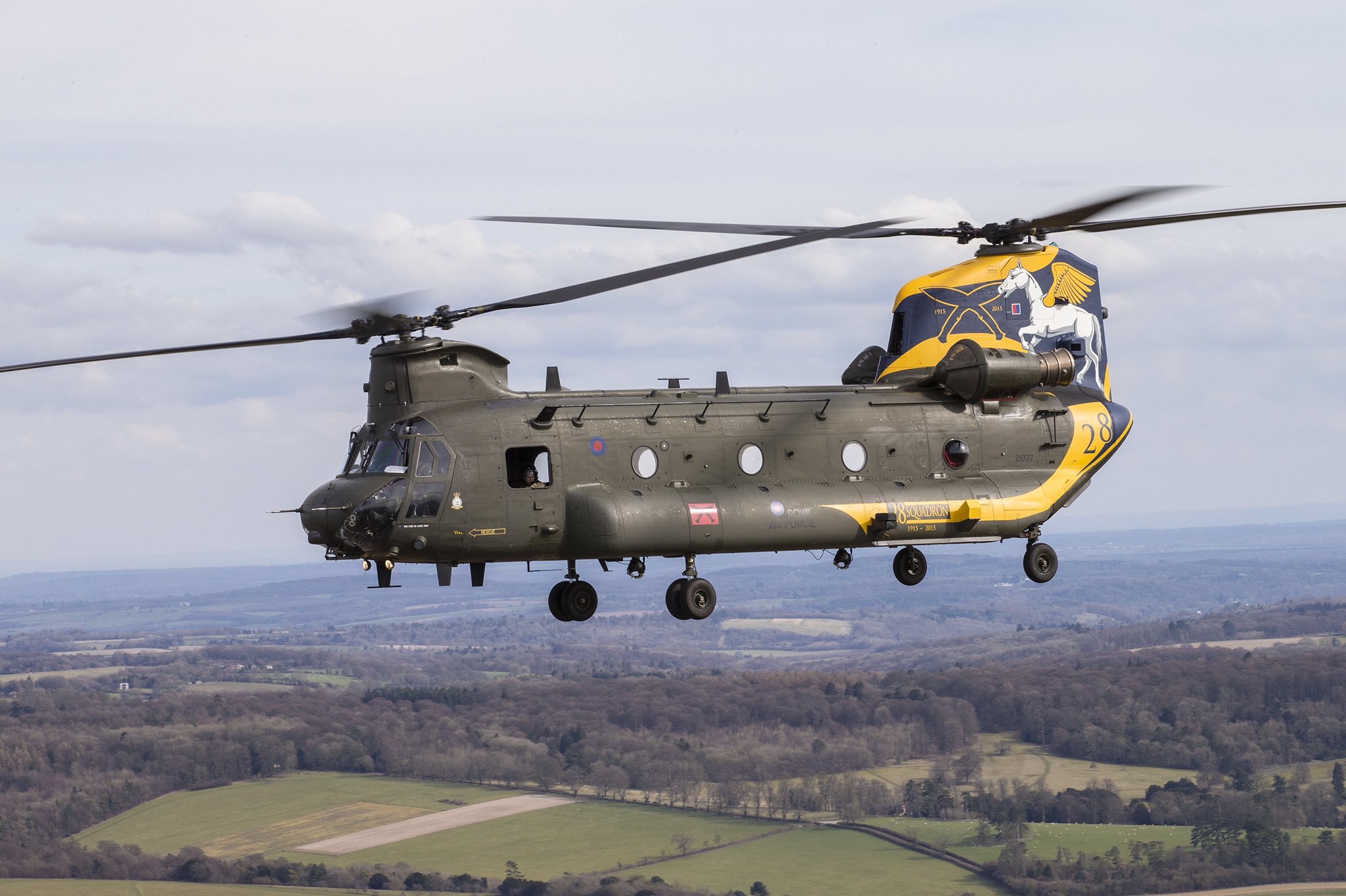 New 28Sqn Chinook Colour Scheme - FighterControl