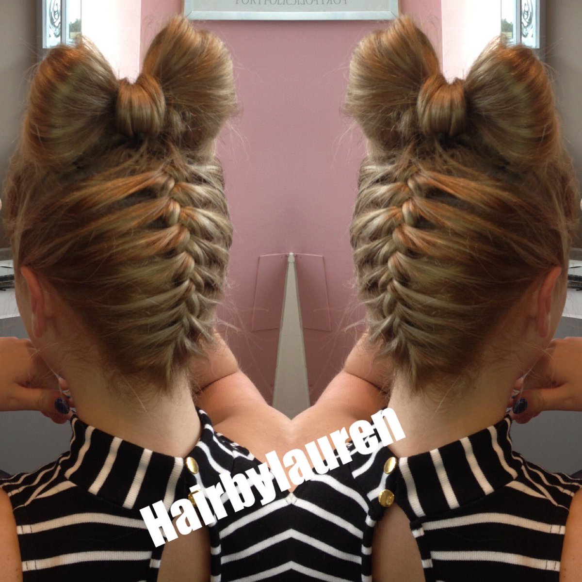 How To French Braid Hair Upside Down
