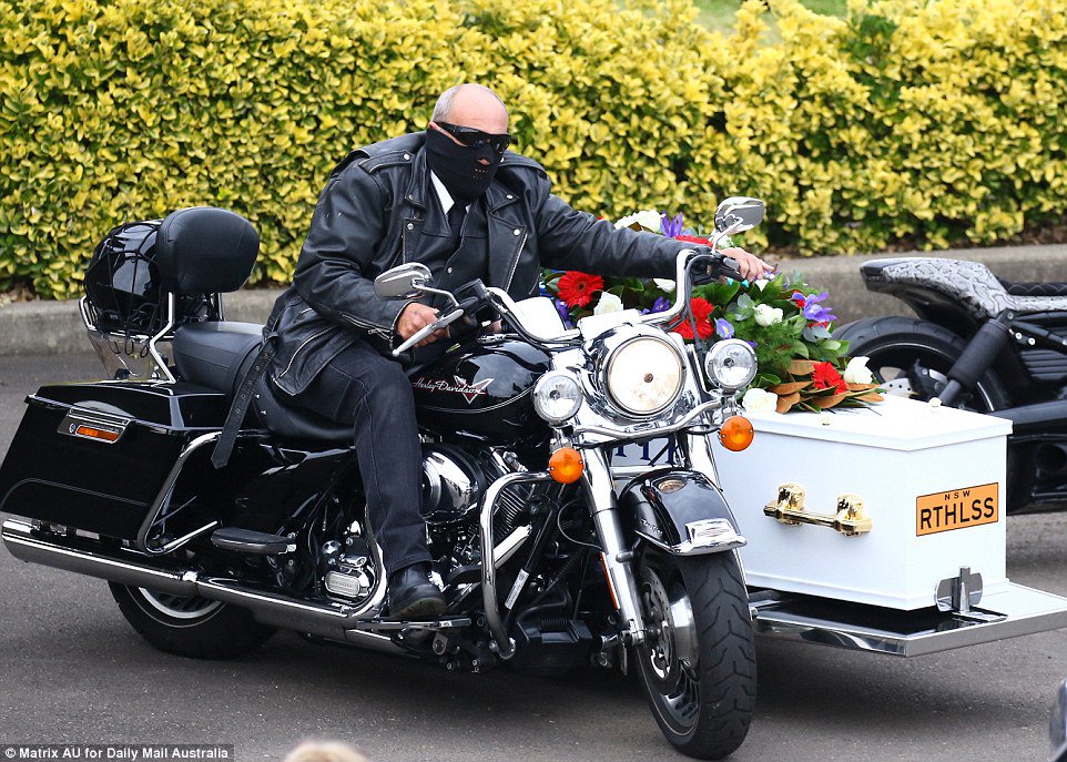 Bikies out in force for funeral of Rebels enforcer Micky 'Ruthless ...