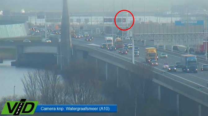 Rijkswaterstaat Verkeersinformatie on Twitter: "Tijdelijk een rijstrook minder op de #A10 voor ...