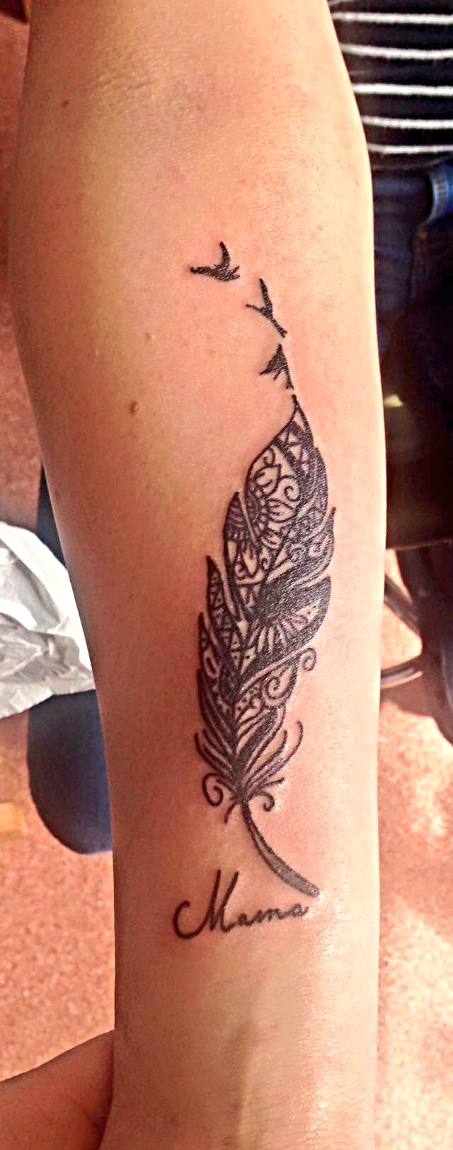 Maori Feather Tattoo
