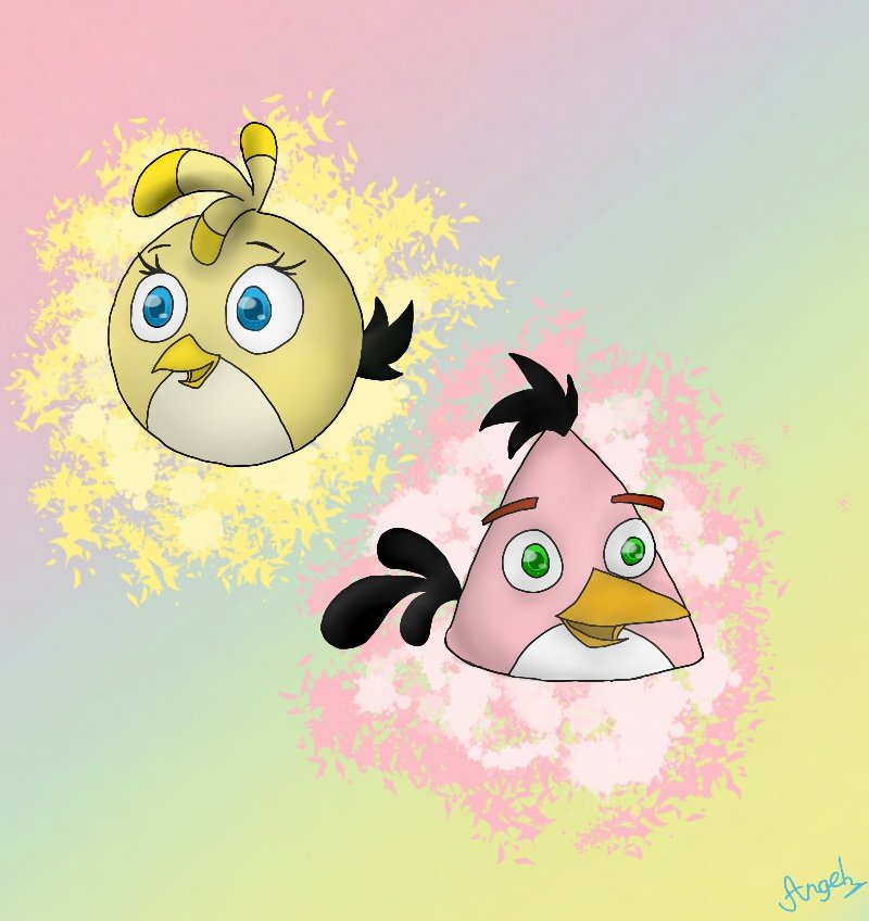 Angry Birds Stella And Chuck